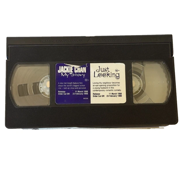 JACKIE CHAN + Just Looking VHS Video Exclusive Dealer Preview RARE $40. ...