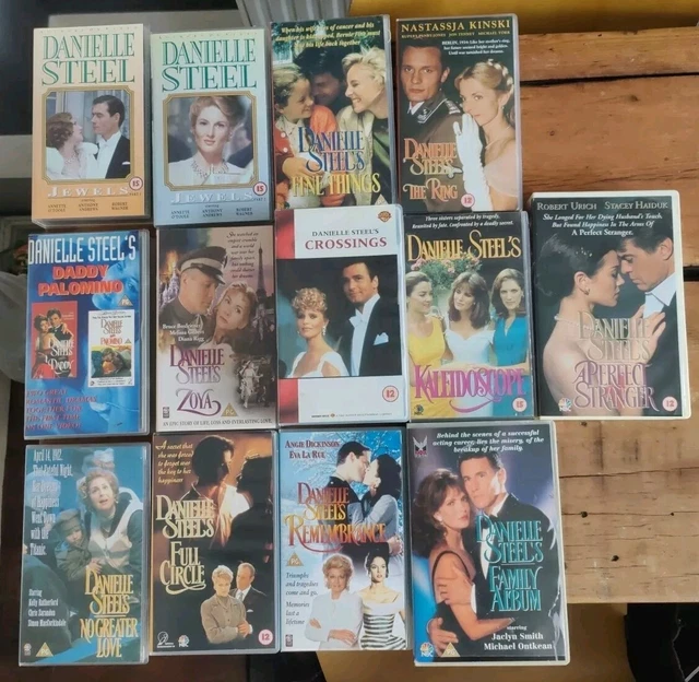 DANIELLE STEEL'S X 13 VHS Videos Romance Fiction Film TV Movie Job Lot ...