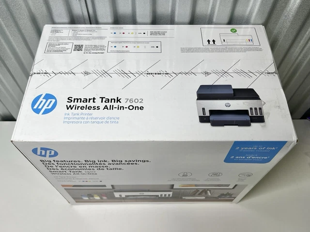 HP SMART TANK 7602 Wireless All-in-One Color Ink Printer Mobile Copy ...
