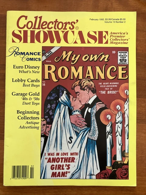 COLLECTORS SHOWCASE MAGAZINE Guide February 1992 Vol 13 Number 2 £5.41 ...