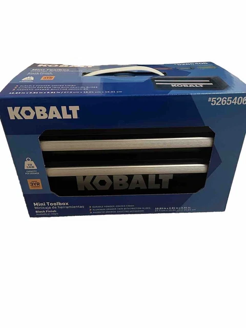 KOBALT MINI TOOL Box 25th Anniversary Edition Black 5265406 Exclusive ...