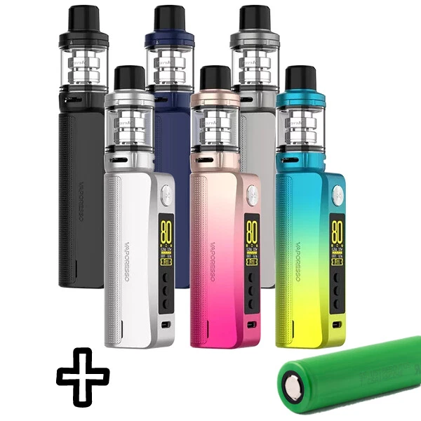 VAPORESSO GEN 80S Kit 80 Watts 5ml iTank Vaporizer E-Cigarette Starter ...