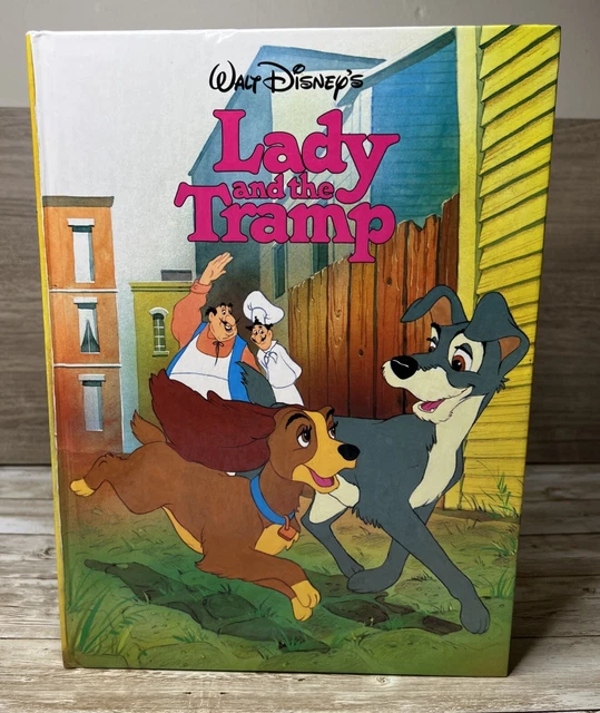 LADY & THE Tramp Vintage Walt Disney Classic Series Large Hardcover ...