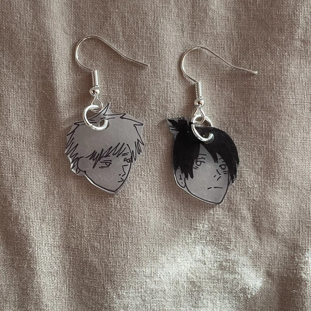 DENJI AND AKI Earrings Chainsaw Man Anime Manga Pochita Power Makima ...