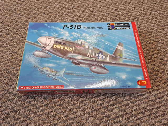 P-51B MUSTANG &MALCOLM hood" Kovozávody Prostějov (KP)| No. KPM0030 | 1 ...