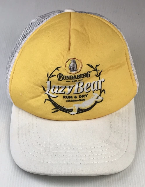 BUNDABERG (LAZY BEAR) Rum & Dry truckers cap hat $31.50 - PicClick AU