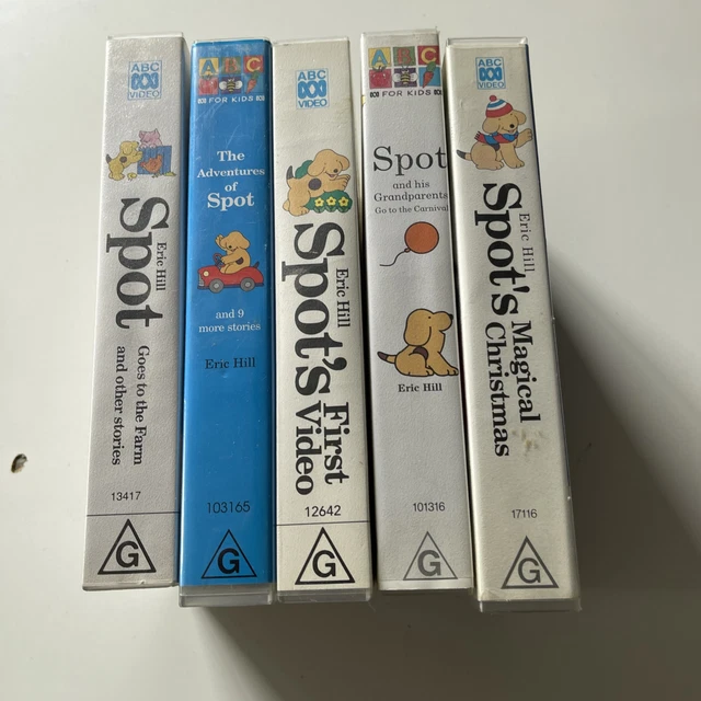 SPOT ERIC HILL Video VHS ABC Kids 5x Video Tapes Lot $55.80 - PicClick AU