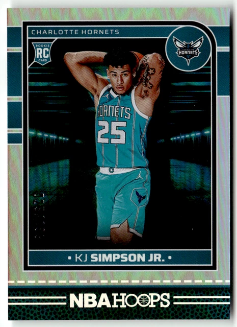 2024-25 PANINI NBA Hoops No. 272 KJ SIMPSON JR. Novato Holo 25/199 EUR ...