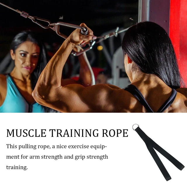 GYM ROPE PULL down Tricep Pulldown Pulling Cord Fitness Workout ...
