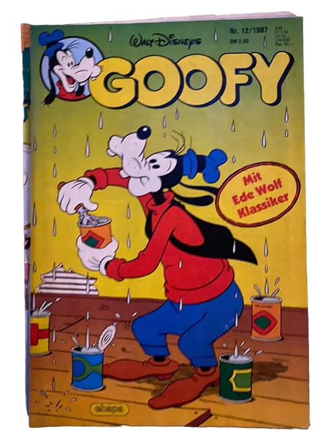 WALT DISNEY GOOFY Comic von Ede Wolf 1987 Cartoon Taschenbuch Deutsch ...