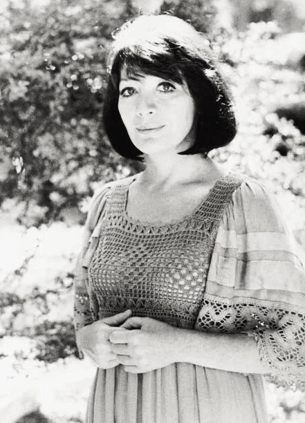 FRENCH SINGER AND actress Juliette Greco Rome 1970s Historic Old Photo ...