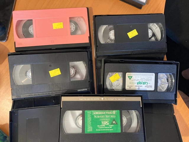 NURSERY RYHMES LONGMAN video, the little mermaid, cartoon VHS bundle £ ...