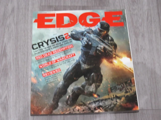 GAMING MAGAZINE EDGE ,issue 212,March 2010, Crysis 2 cover £7.50 ...