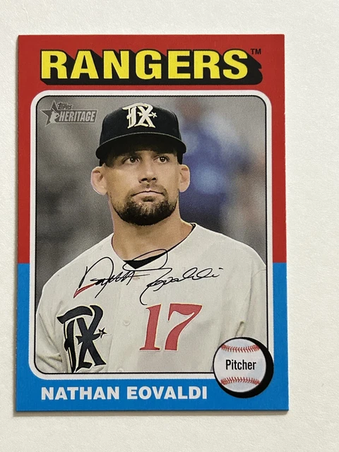 NATHAN EOVALDI 2024 Topps Heritage SP #82 Texas Rangers EUR 0,01 ...