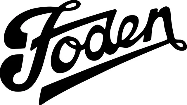 FODEN SCRIPT LOGO - Cut Vinyl Car Truck Decal Sticker window graphic ...
