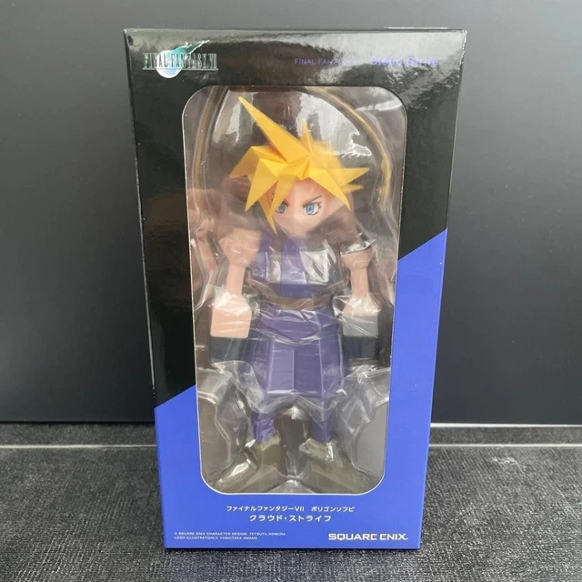 FIGURINE SQUARE ENIX Final Fantasy VII Cloud Strife Polygon Soft Vinyl ...