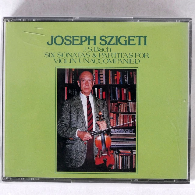 SZIGETI BACH : Six Sonates Avant-Garde Classiques Kicc8585 Japon 2Cd ...