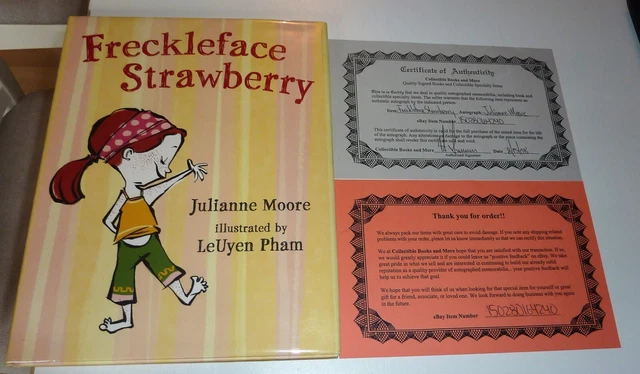 LIVRE FRECKLEFACE STRAWBERRY Signe Julianne Moore 2008 Certificat D ...