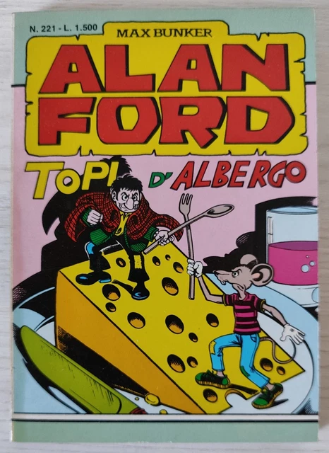 ALAN FORD N.221 TOPI D' ALBERGO max bunker press mbp originale 1987 EUR ...