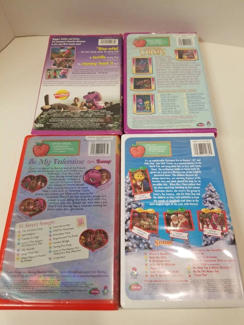 BARNEY VHS LOT (4) £11.96 - PicClick UK