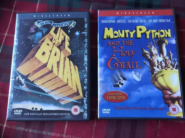 MONTY PYTHON 2 DVD Bundle Holy Grail Life of Brian Michael Palin John ...
