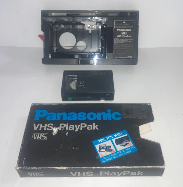 PANASONIC VYMW0009 VHS PlayPak Motorized VHS-C To VHS Converter Adapter ...