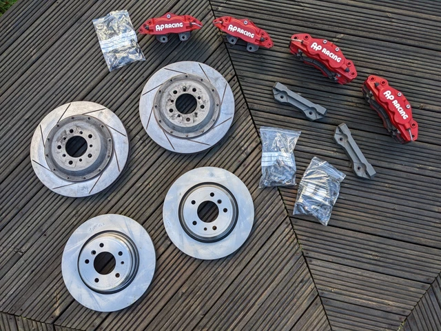 BMW E46 M3 CSL / Z4m AP Racing Brakes ( Z4 M 6 Piston Big Brake Kit bbk ...
