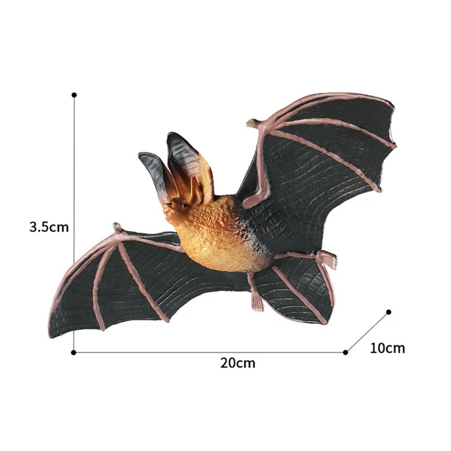 CHAUVE-SOURIS MODÈLE FIGURE Simulé Solide Mini Modèle Animal pour Aides ...