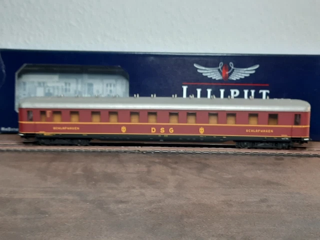 LILIPUT H0 383701 Schürzenwagen Schlafwagen Mitropa der DB mit OVP EUR ...