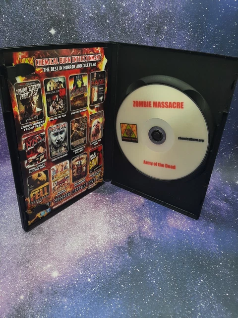 ZOMBIE MASSACRE: ARMY of the Dead DVD Horror Cult Chemical Burn ...