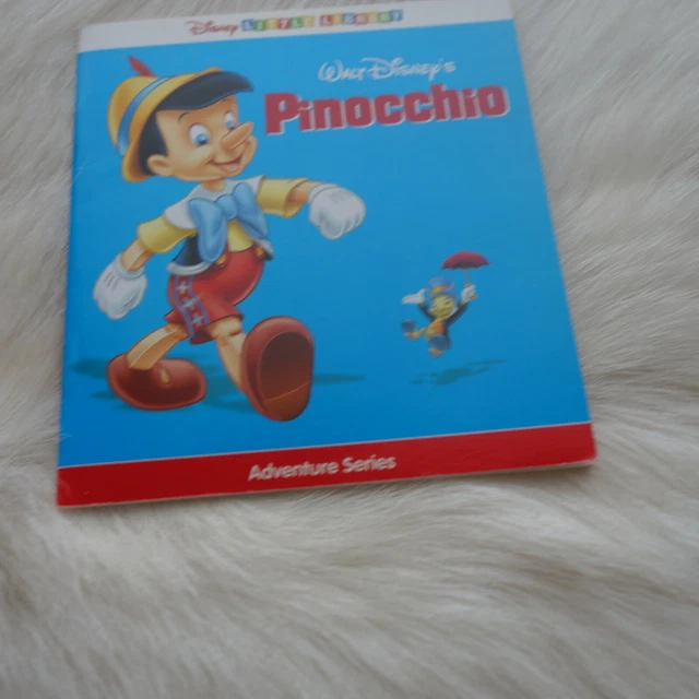 PINOCCHIO BOOK DISNEY Little Library Book DISNEY Book Disney Pinocchio ...