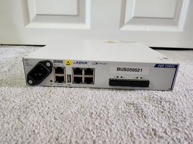 ADVA FSP 150CC Gigabit Optical Access Network Switch £10.00 - PicClick UK