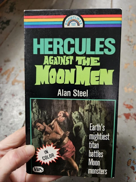 HERCULES AGAINST THE Moon Men (VHS 1987) Alan Steel Goodtimes Home ...