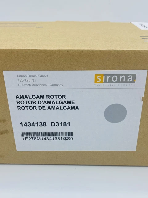 SIEMENS SIRONA AMALGAM Rotor Grey for AA2 Separator REF 1434138 D3181 ...