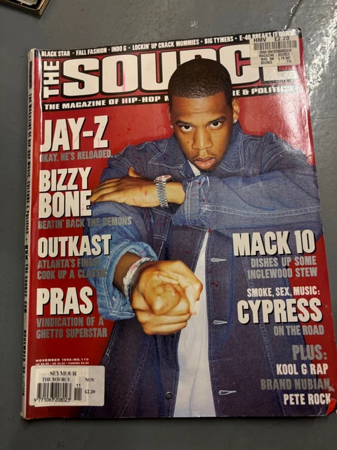 THE SOURCE, HIP- Hop Magazine - Issue 110 - NOVEMBER 1998 (JAY-Z Cover ...