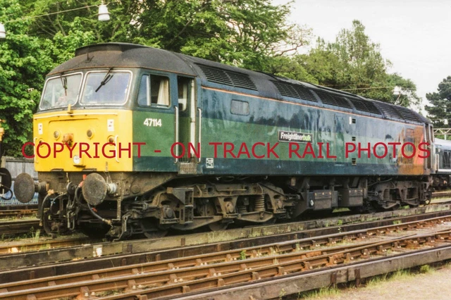 UK RAILWAY PHOTOGRAPH Of Class 47 47114. Rm47-186 £1.70 - PicClick UK