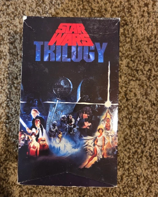 STAR WARS ORIGINAL Trilogy VHS Box Set (Fox Video, 1988) - Unedited ...