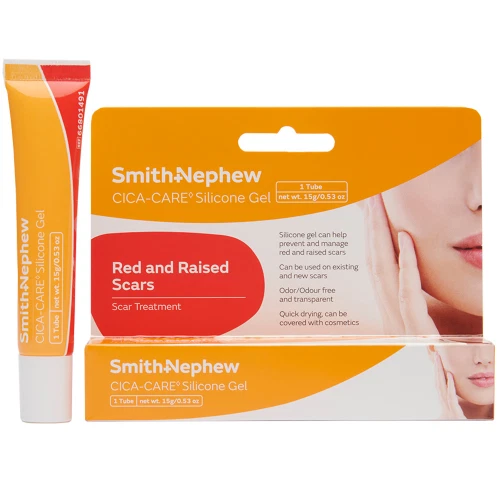 SMITH & NEPHEW Cica-Care Silicone Scar Gel 15g Scar Treatment Easy to ...
