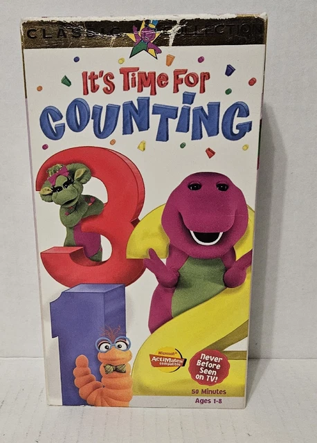 VHS BARNEY IT'S Time For Counting EUR 9,89 - PicClick FR