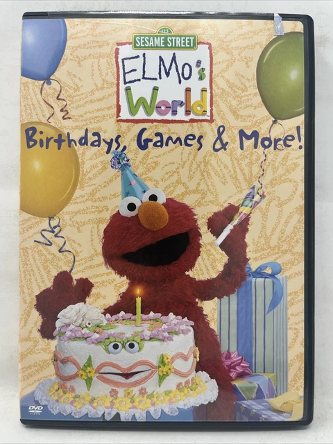 ELMOS WORLD - Birthdays, Games More (DVD, 2002) $9.74 - PicClick CA