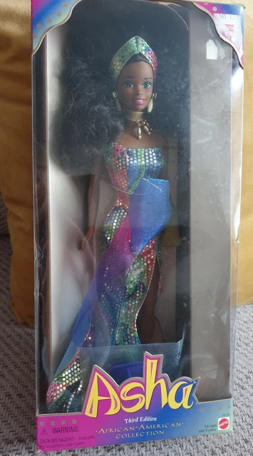 VINTAGE BARBIE DOLL Asha African American 3rd Edition Collection AA ...