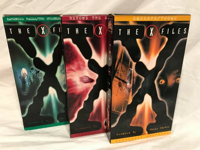 THE X FILES VHS Beyond the Sea, Darkness Falls, Squeeze/Tooms with ...