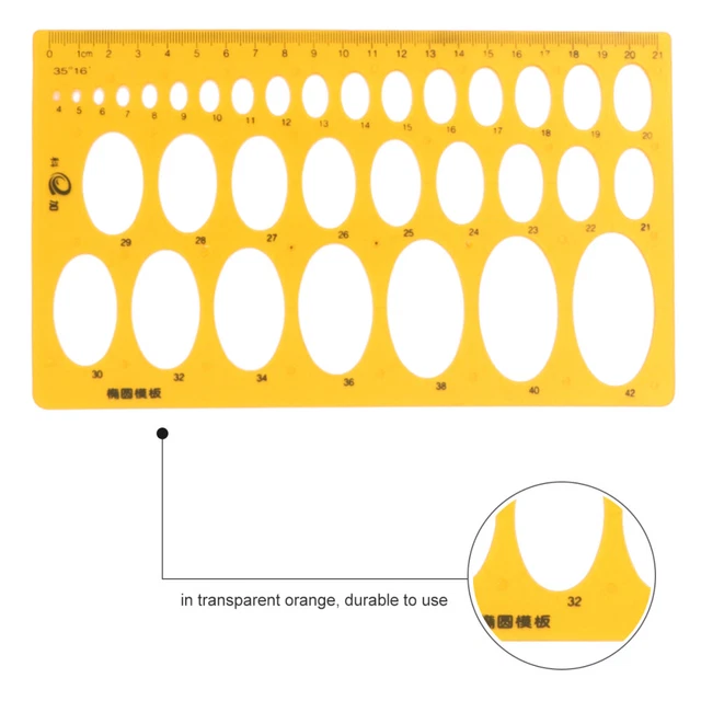 TEMPLATE RULER JOURNAL Stencil Templates Art Design Aid Drawing £8.99 ...