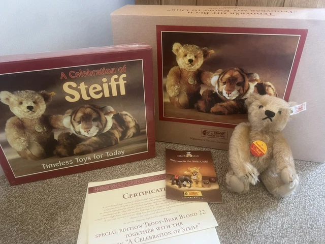 STEIFF 1999 CELEBRATION OF STEIFF USA EVENT TEDDY BEAR Rare Unused £170 ...