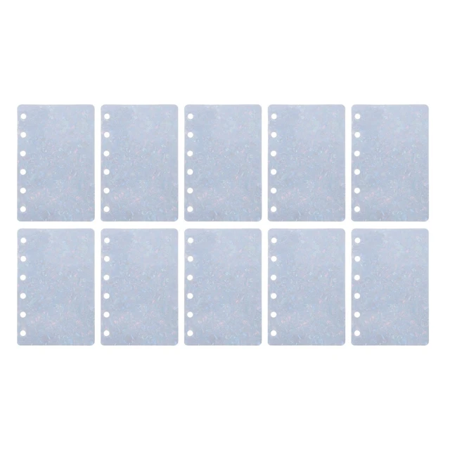 10 PCS LOOSE-LEAF Book Divider Board 6 Planner Dividers Inserts Binder ...