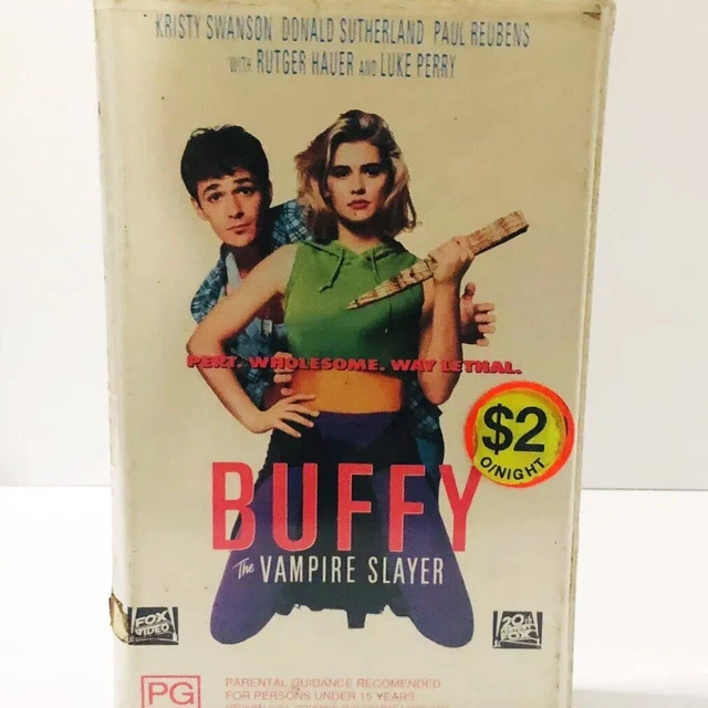 BUFFY THE VAMPIRE Slayer (VHS, 1992) Collectible Vintage $19.95 ...