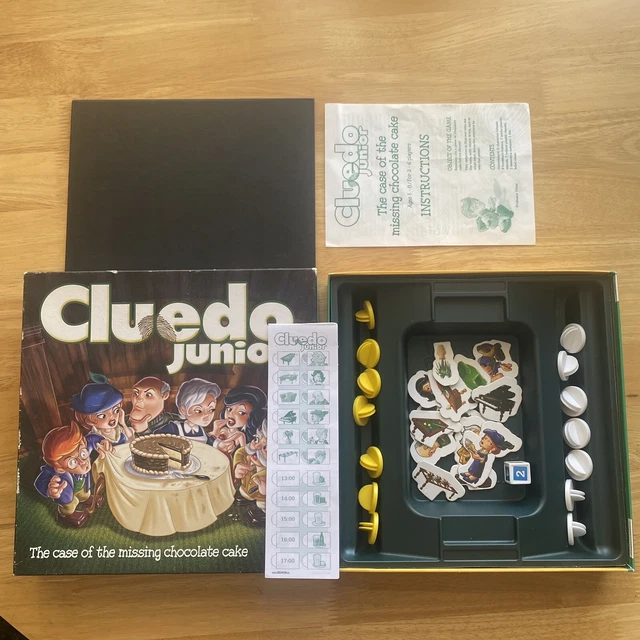 HASBRO CLUEDO JUNIOR Board Game - Boxed & Complete £8.99 - PicClick UK