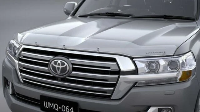 GENUINE TOYOTA LANDCRUISER 200 Series Clear Acrylic Bonnet Protector ...