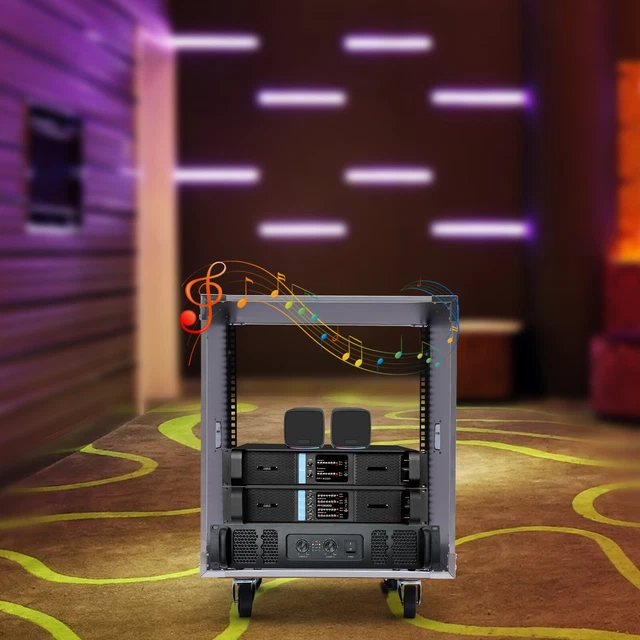 ROLLING NETWORK SERVER Data Cabinet Enclosure Rack Equipment Rack ...