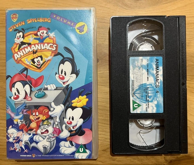 ANIMANIACS VOLUME 4 VHS Tape Warner Bros 1995 Animation Cartoon Steven ...
